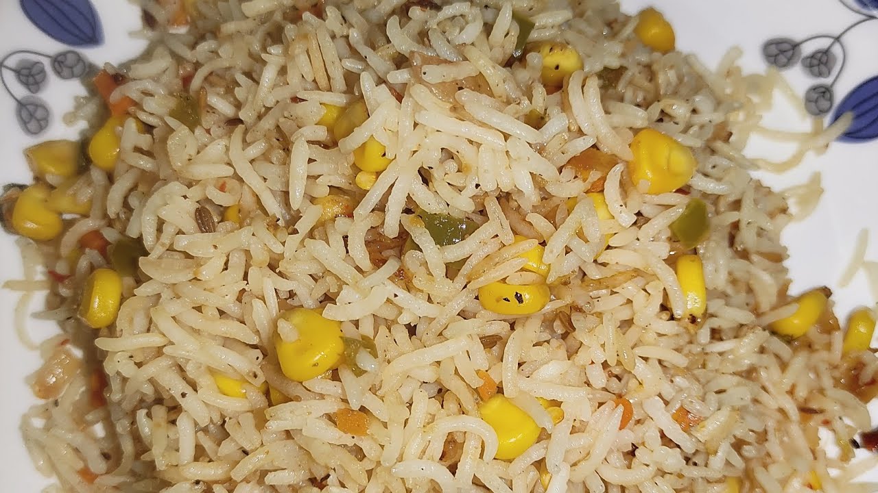 Corn Fried rice🤤Sweet corn Fried rice sweet corn Pulao recipe #odisha # ...