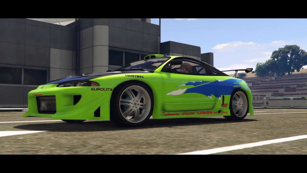 GTA V - Fast & Furious Eclipse Brian O' Conner HD (Movie) - YouTube