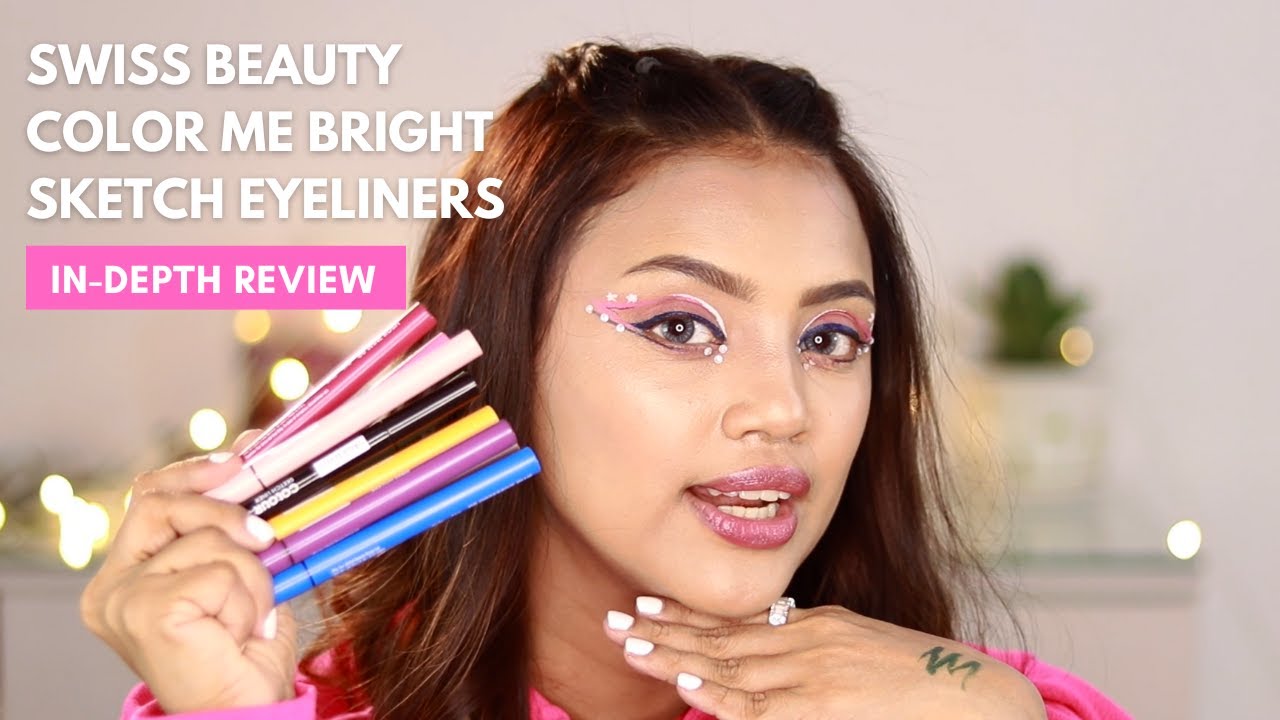 Swiss Beauty Color Me Bright Sketch Eyeliners: In-Depth Review ...