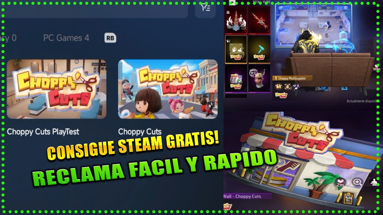 Cómo Jugar CHOPPY CUTS en CELULAR Steam celular android Reclama ...