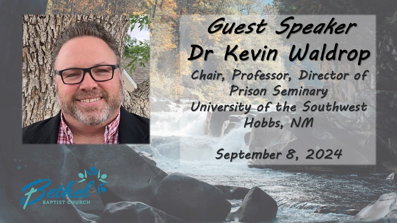 SEPTEMBER 8, 2024 - Service with Kevin Waldrop Ph.D - YouTube