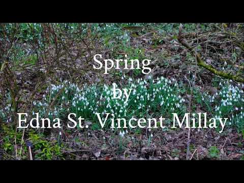 Spring by Edna St. Vincent Millay - YouTube
