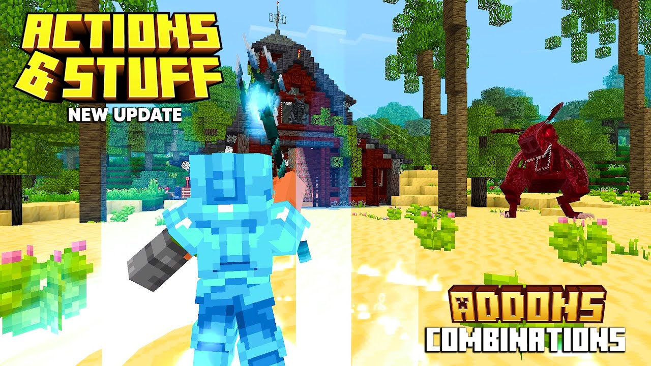 Minecraft BEST Actions & Stuff Resource Pack Combinations (bedrock ...