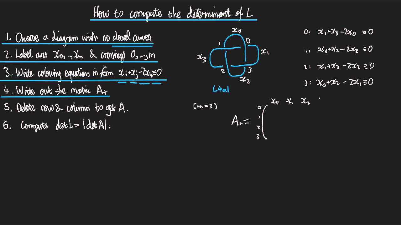 Introduction to the Determinant - YouTube
