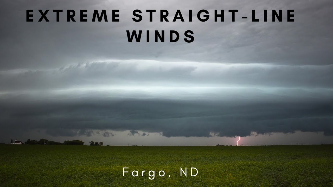EXTREME STRAIGHT-LINE WINDS | Fargo, ND | 9-2-2019 - YouTube