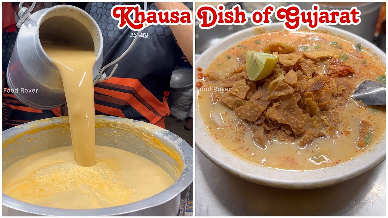 Famous Khausa Dish of Gujarat | Rander Bazar | Surat | Indian Street ...