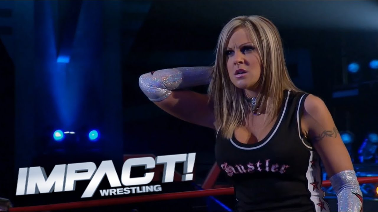 Hd Tna Impact January 27 2011 Winter And Velvet Sky Brawl Angelina Love Youtube