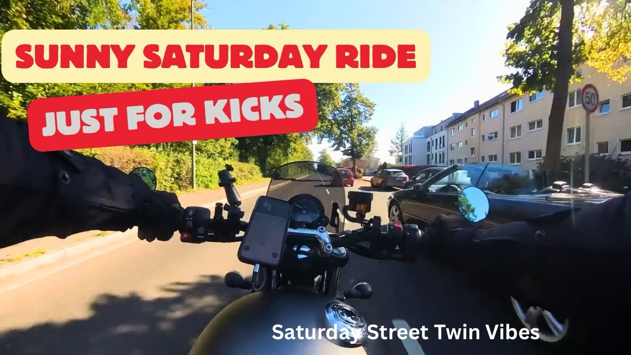 Sunny Saturday Ride in Düsseldorf - YouTube