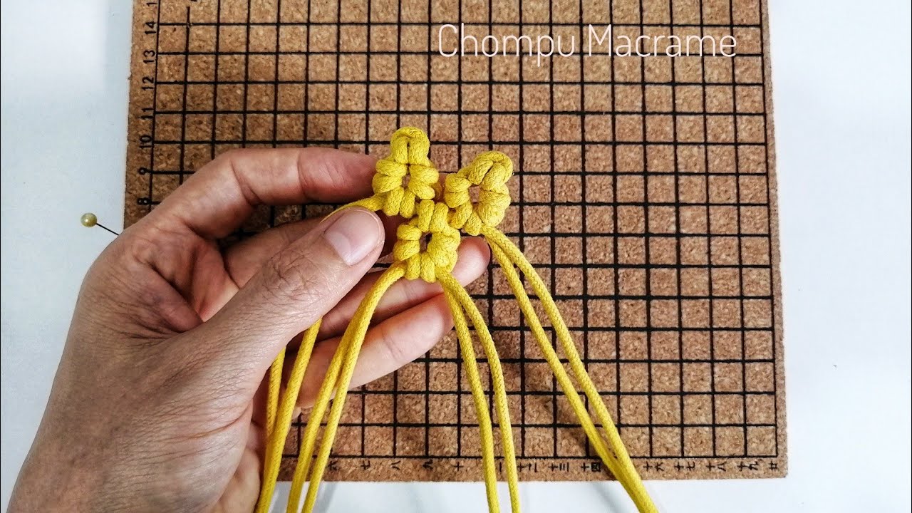 New! Macrame flower stitch | New design macrame | Flower pattern - YouTube