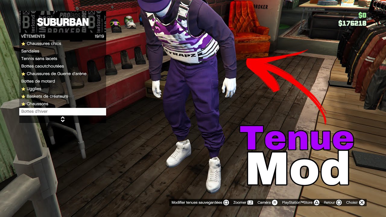 COMMENT AVOIR UNE MAGNIFIQUE TENUE VIOLETTE sur GTA!🟣 - YouTube