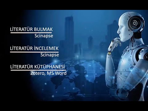YAPAY ZEKA İLE KAYNAK BULMAK VE KULLANMAK - SCINAPSE, ZOTERO ve MS WORD - Finding Resources by AI