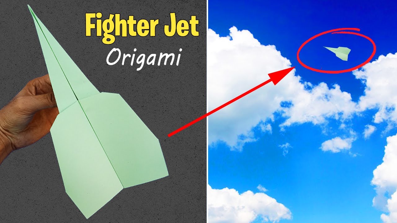 How to Make a Paper Airplane Fighter Jet 2023 - YouTube