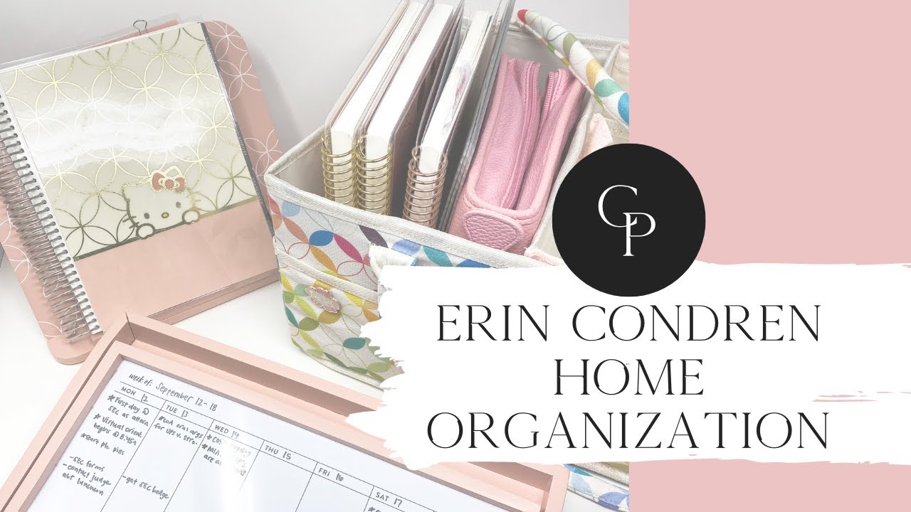 Erin Condren Home & Office Organization Unboxing - YouTube