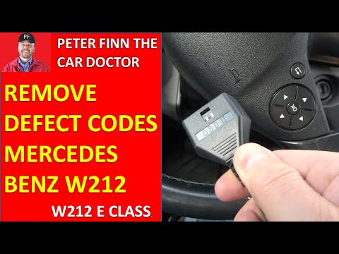 EASY! How to Scan, Find, Remove engine defect fault codes in Mercedes ...