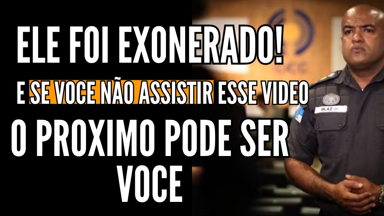 Tenente Coronel exonerado Ivan Blaz exonerado da Policia Militar do Rio de Janeiro! - YouTube