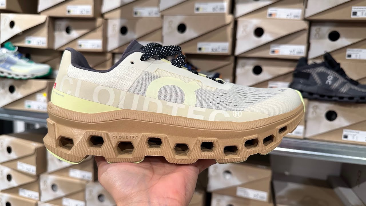 Cloud Tec CLOUDMONSTER Cream/Dune #closerlook #supermama - YouTube