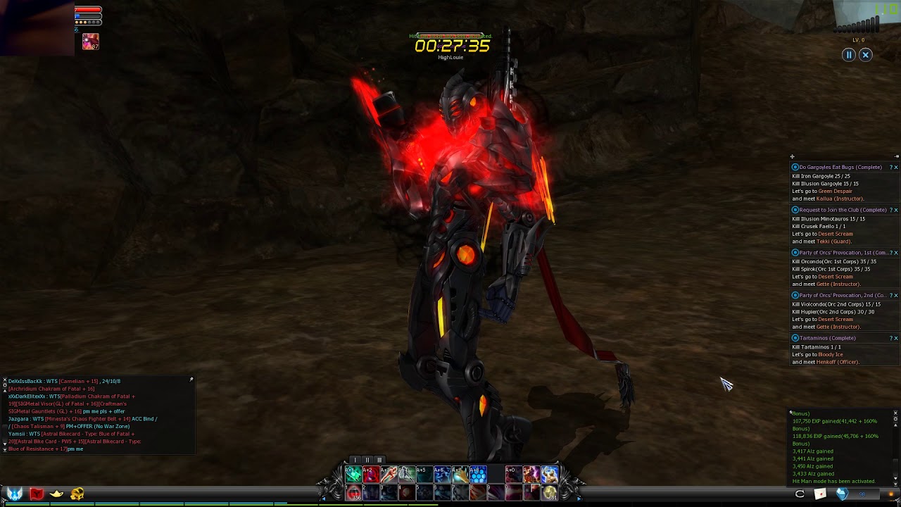 Cabal Online - Force Gunner Skills and BM3 Preview - YouTube