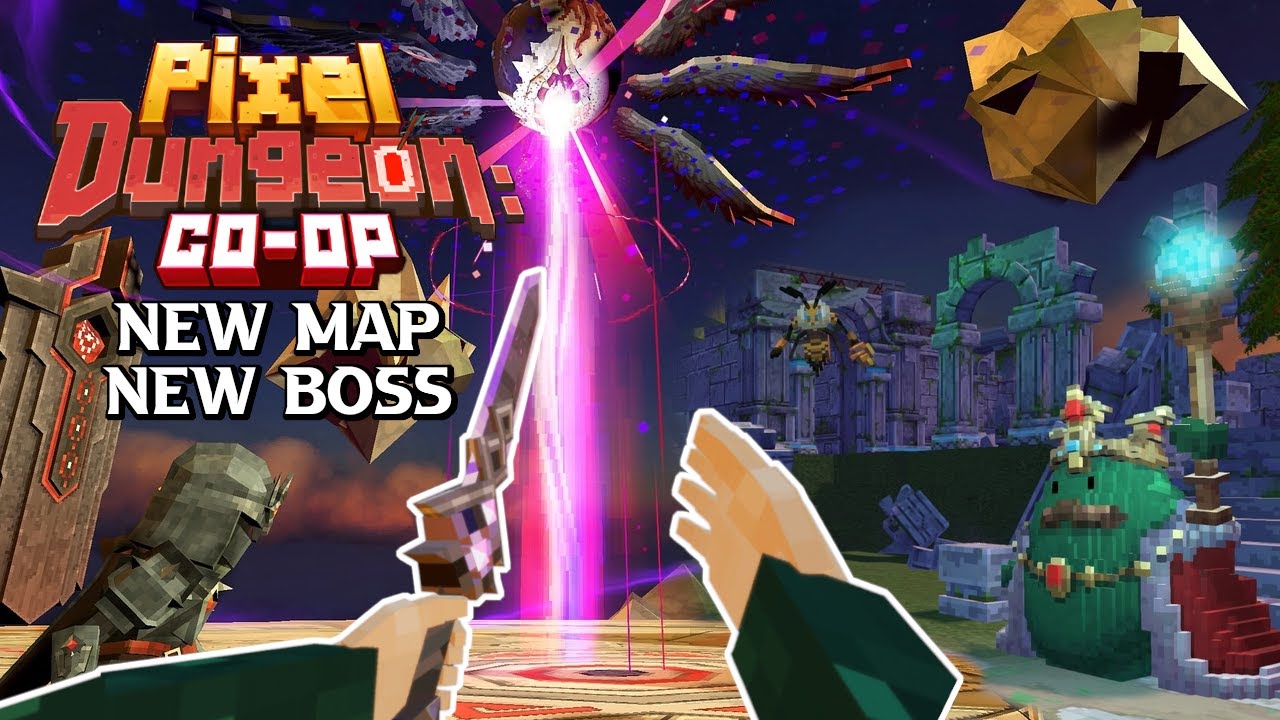 New Map, New Boss! | Pixel Dungeon: Co-op - Quest 3 Gameplay - YouTube