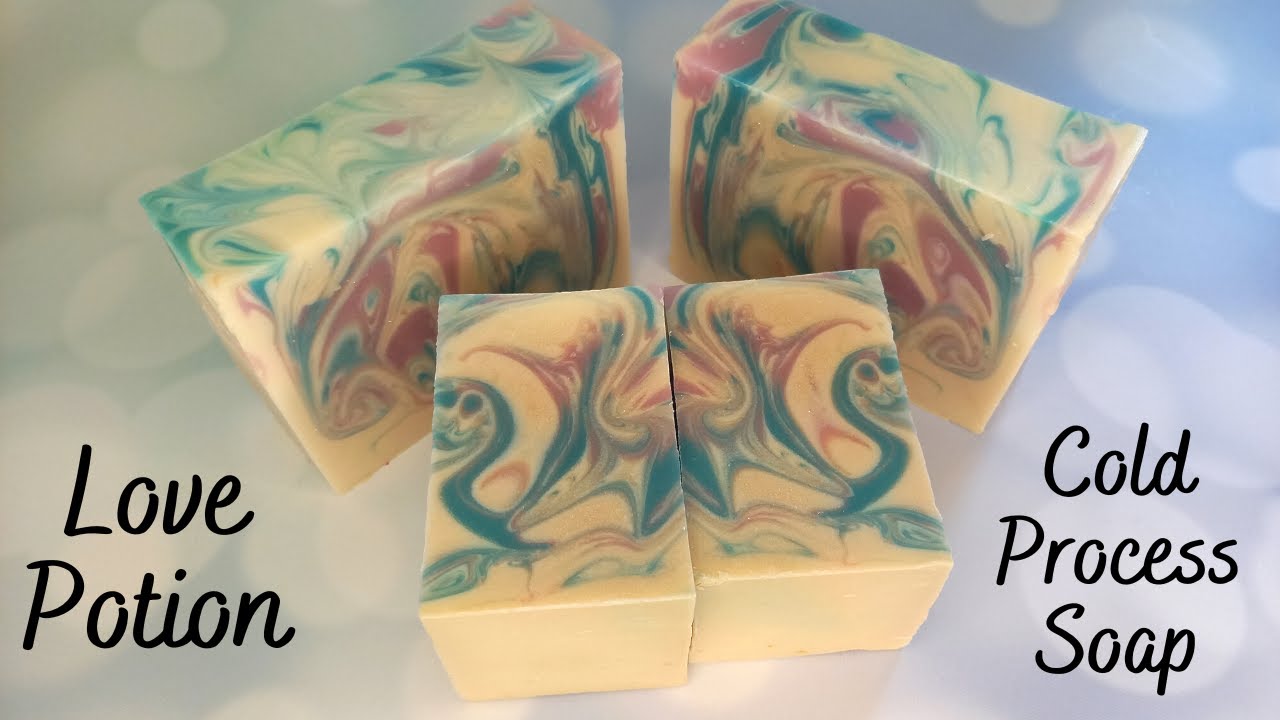 Love Potion Cold Process Soap for my brother‘s Engagement (with recipe ...