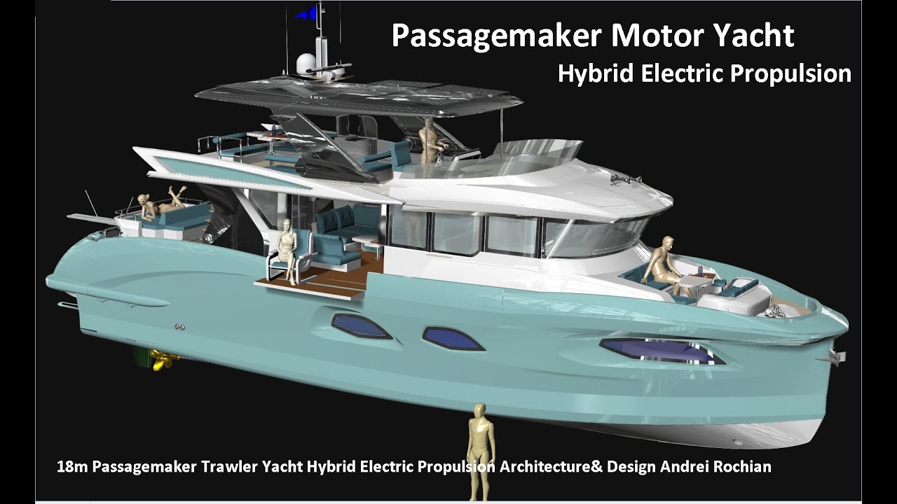 18m Passagemaker Trawler Yacht Hybrid Electric Propulsion Architecture ...