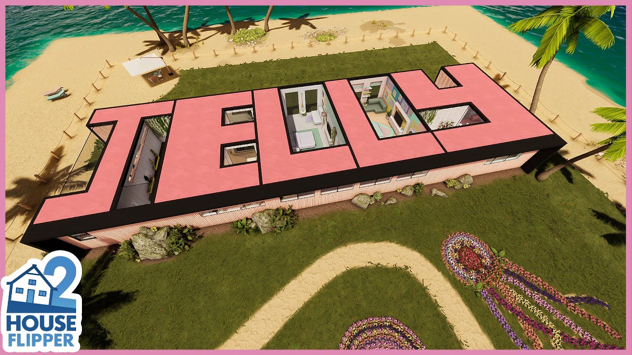 Pastel Pop Jelly Home | House Flipper 2 Sandbox Mode - Build and Tour ...