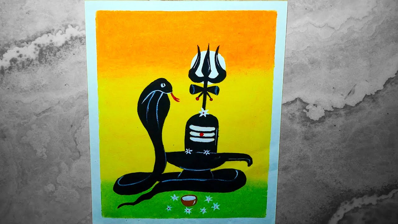 Nag Panchami Drawing | Shivling and Vasuki Nag Drawing | #nagpanchami # ...