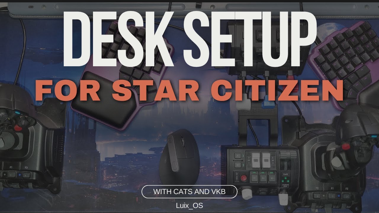 Ready for Launch: My Star Citizen Desk Setup in 4 Minutes - YouTube