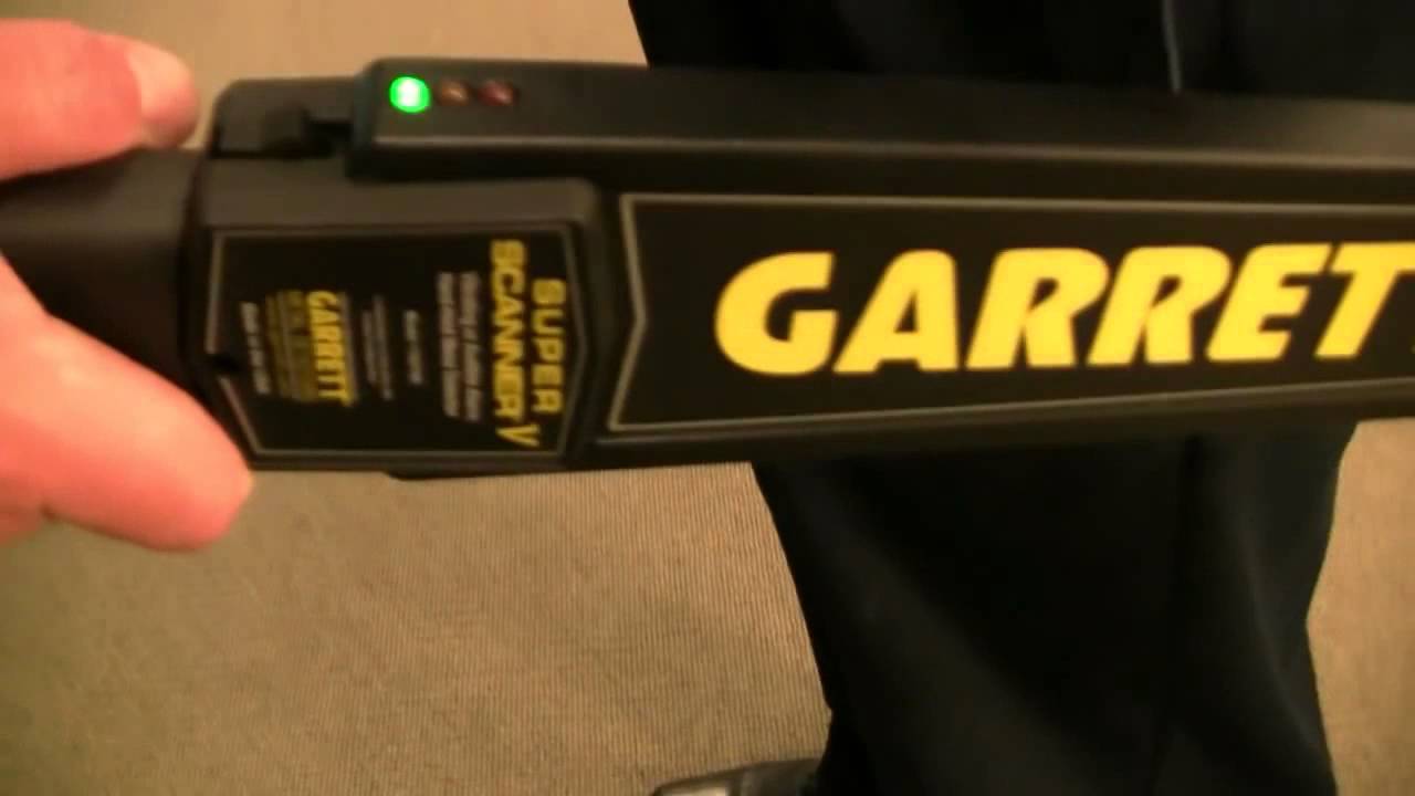 Garrett Super Scanner V Hand Held Metal Detector - YouTube