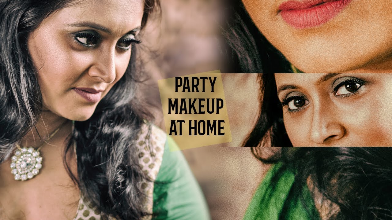 Party Makeup At Home Step by Step. - YouTube