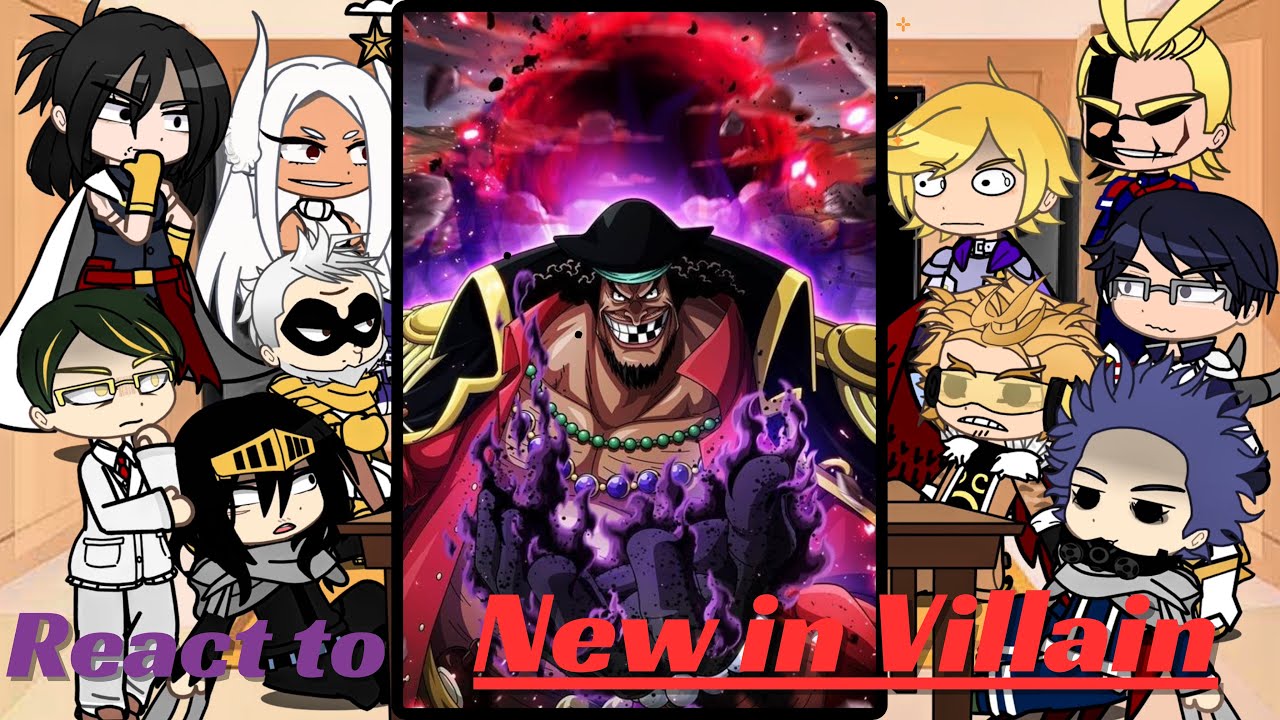 𝙋𝙧𝙤 𝙝𝙚𝙧𝙤𝙚𝙨 𝙧𝙚𝙖𝙘𝙩 𝙩𝙤 black beard | MHA BNHA | Onepiece Strawhat luffy ...