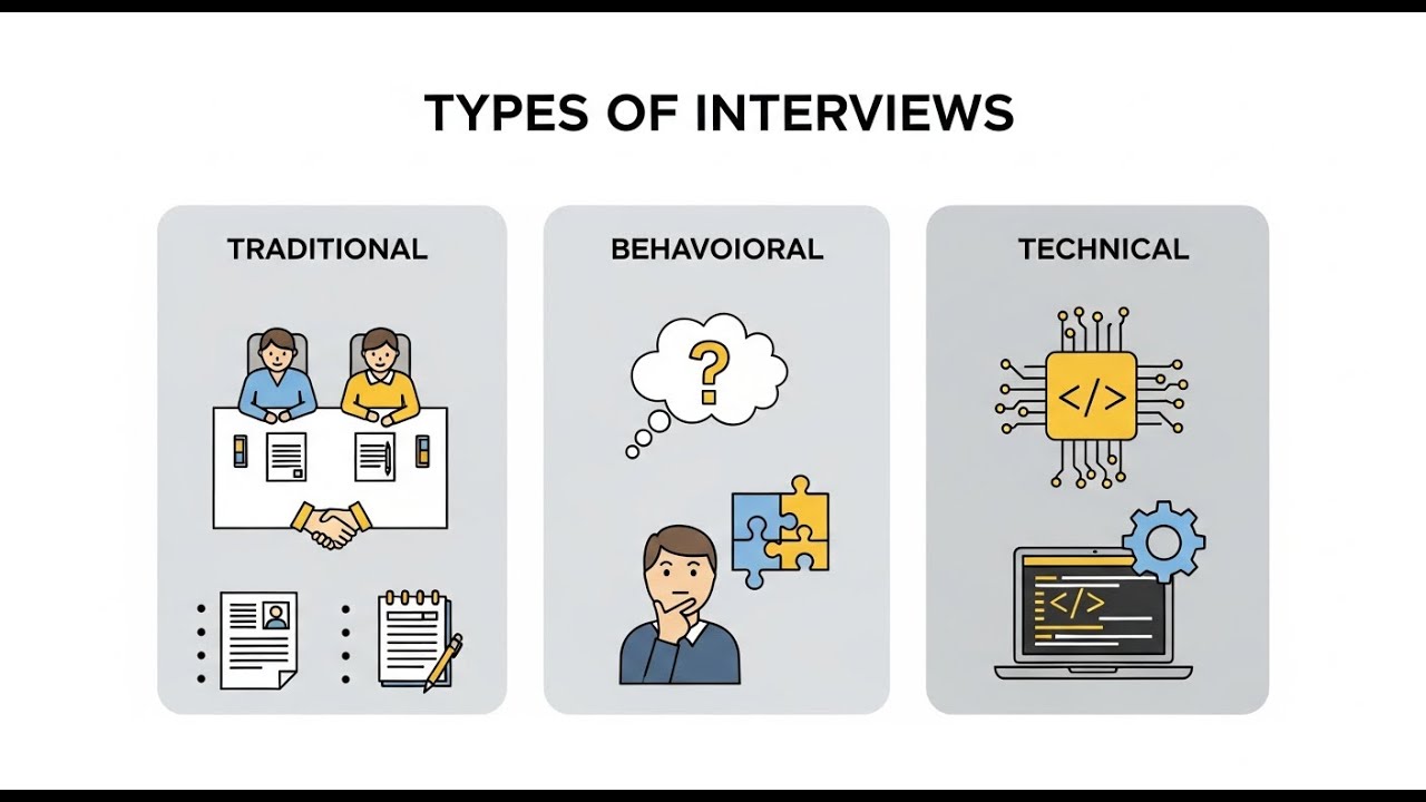 🎬 Ep.25 – Types of Interviews: Traditional, Behavioral & Technical ...