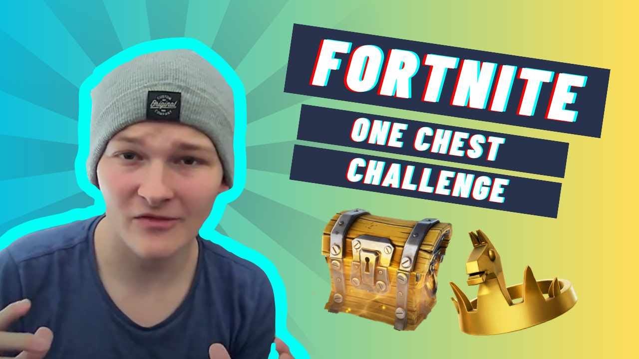 Epic ONE CHEST Challenge Win in Fortnite - YouTube