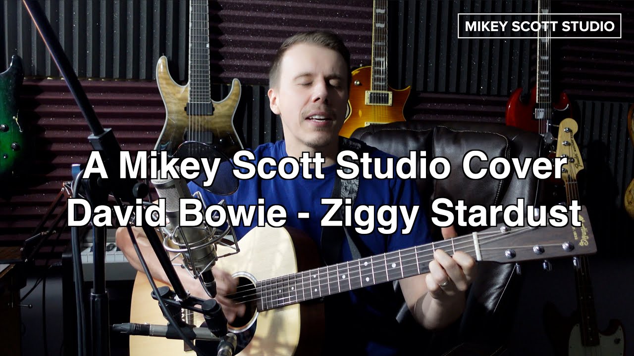 Mikey Scott Studio Cover - Ziggy Stardust by David Bowie - YouTube