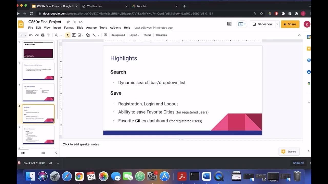 CS50x 2024 Final Project - Weather Project - YouTube
