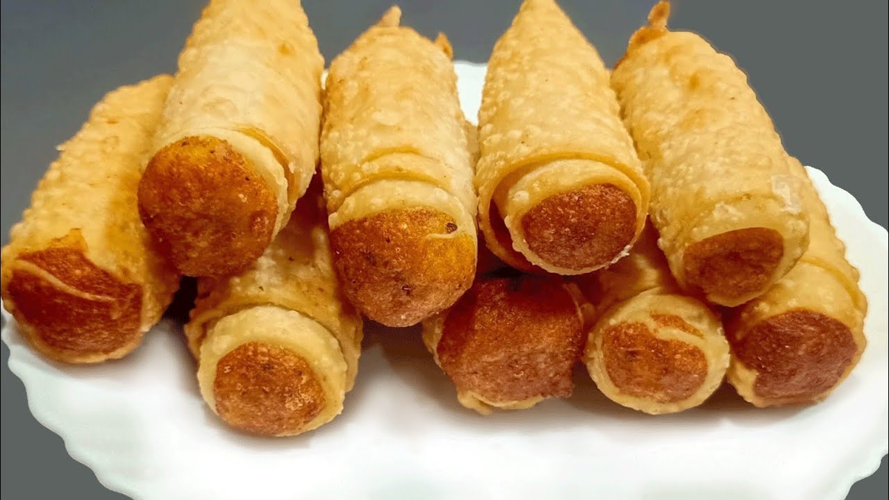 Potato Spring Rolls Recipe | Crispy Potato Spring Roll | Potato Roll ...