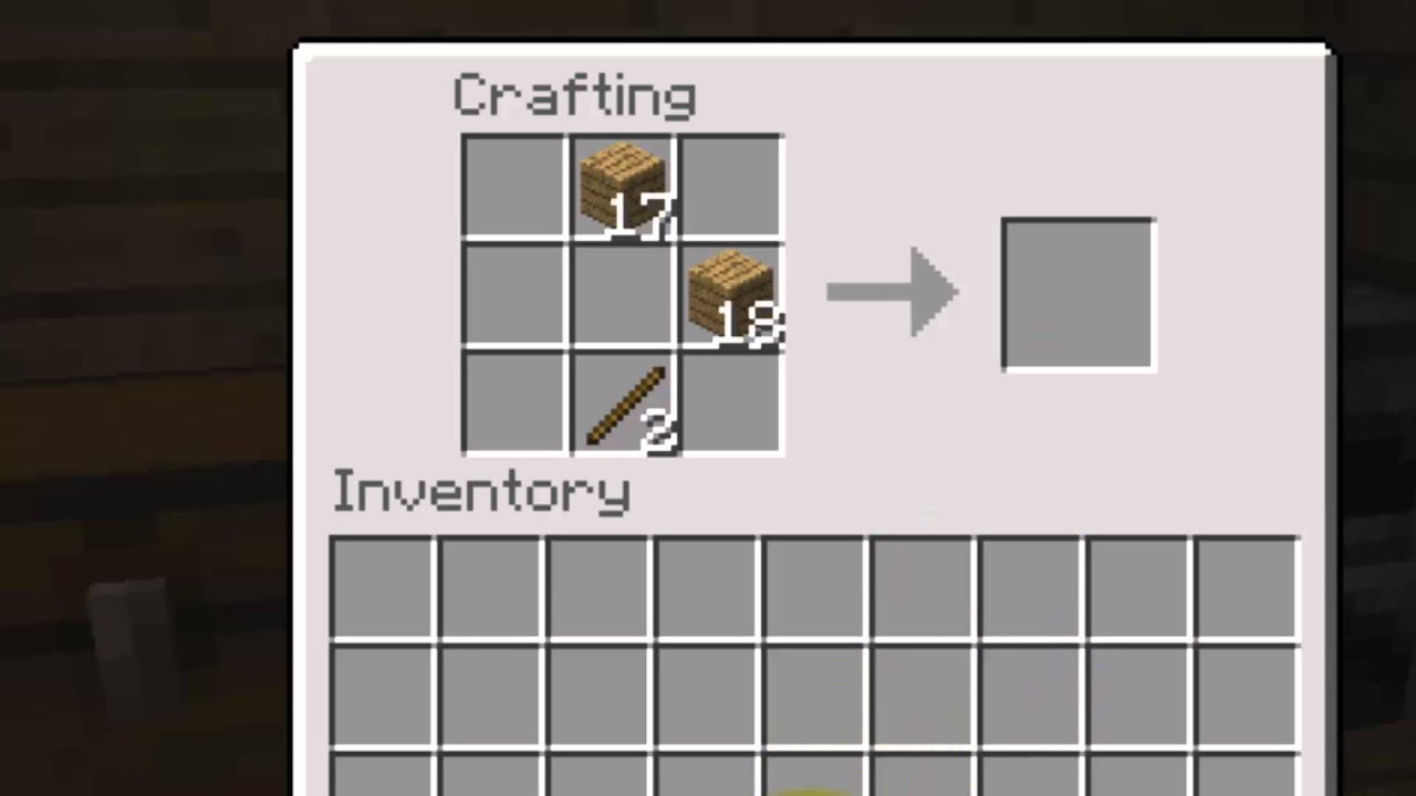 como hacer los objetos basicos en minecraft - YouTube