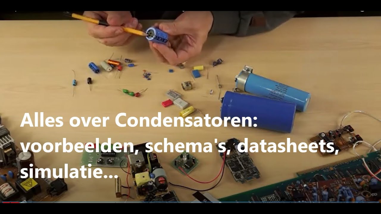 Componentenleer: Condensator - elektronica - waarde, codering ...