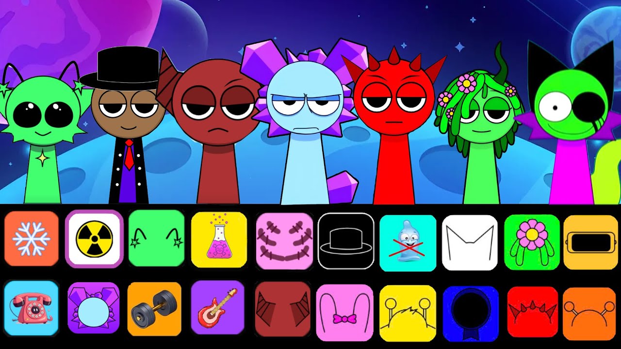 Sprunki OC ALL Phases - EVERYONE IS ON A NEW ALIEN BUT THYSTO IS SO ...