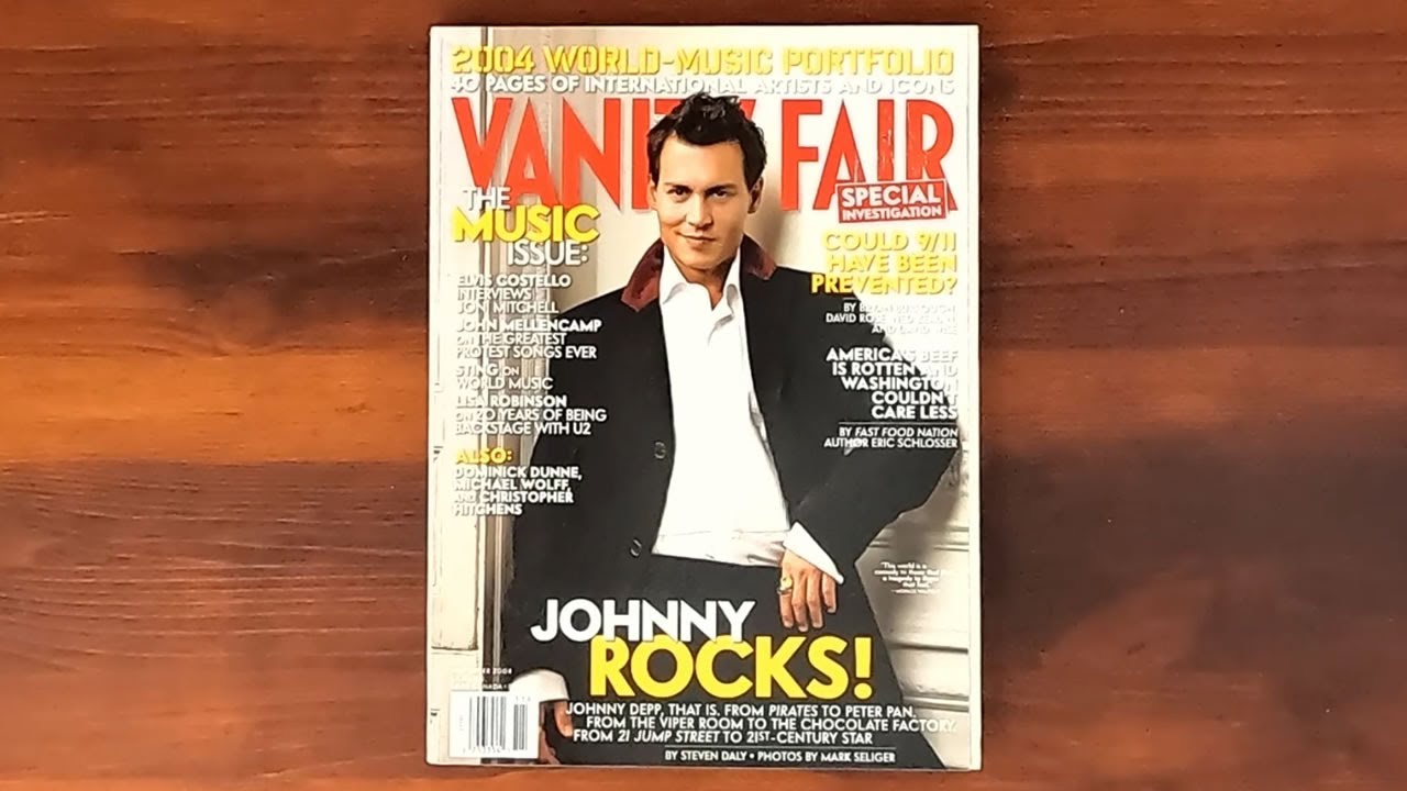 2004 November ASMR Magazine Flip Through: Vanity Fair Johnny Depp ...