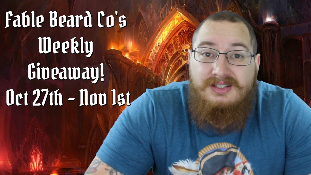 Fable Beard Co 's Weekly Giveaway! Oct-27th - Nov-1st - YouTube