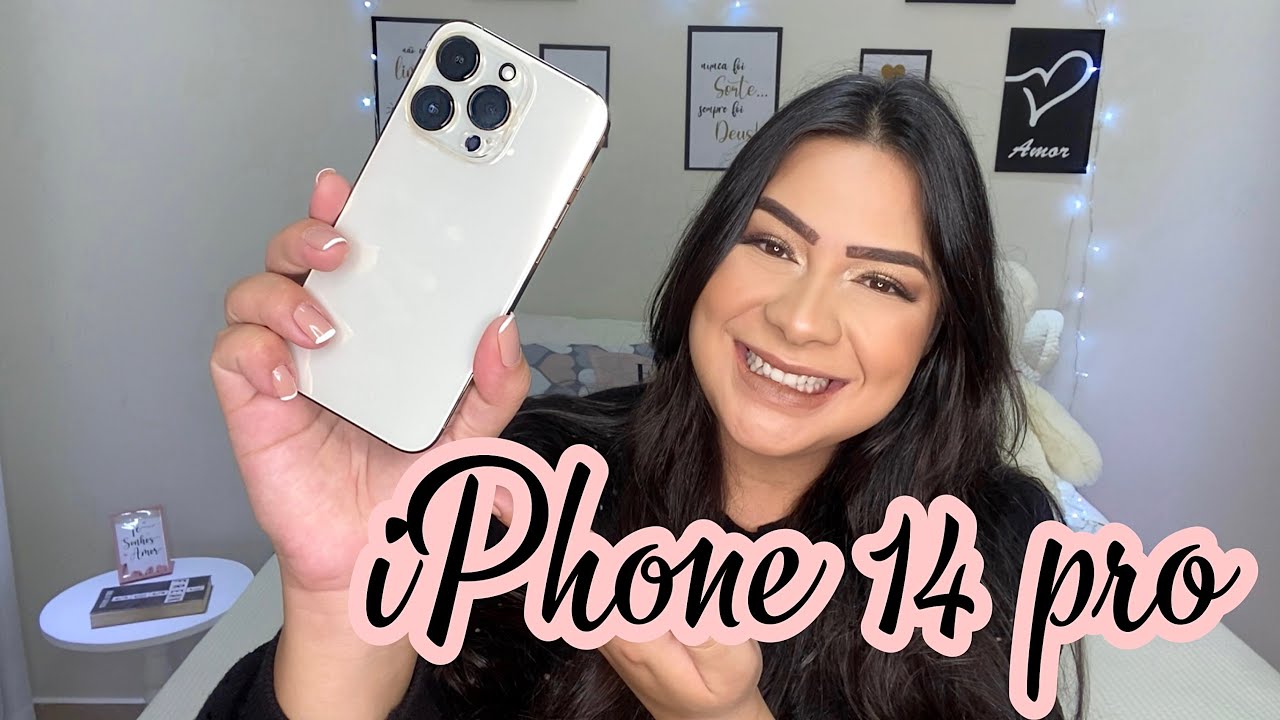 UNBOXING IPHONE 14 PRO DOURADO - YouTube