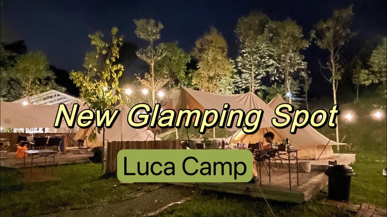 New Glamping Spot: Luca Camp Bukit Tinggi // breakfast @ Pineyard - YouTube