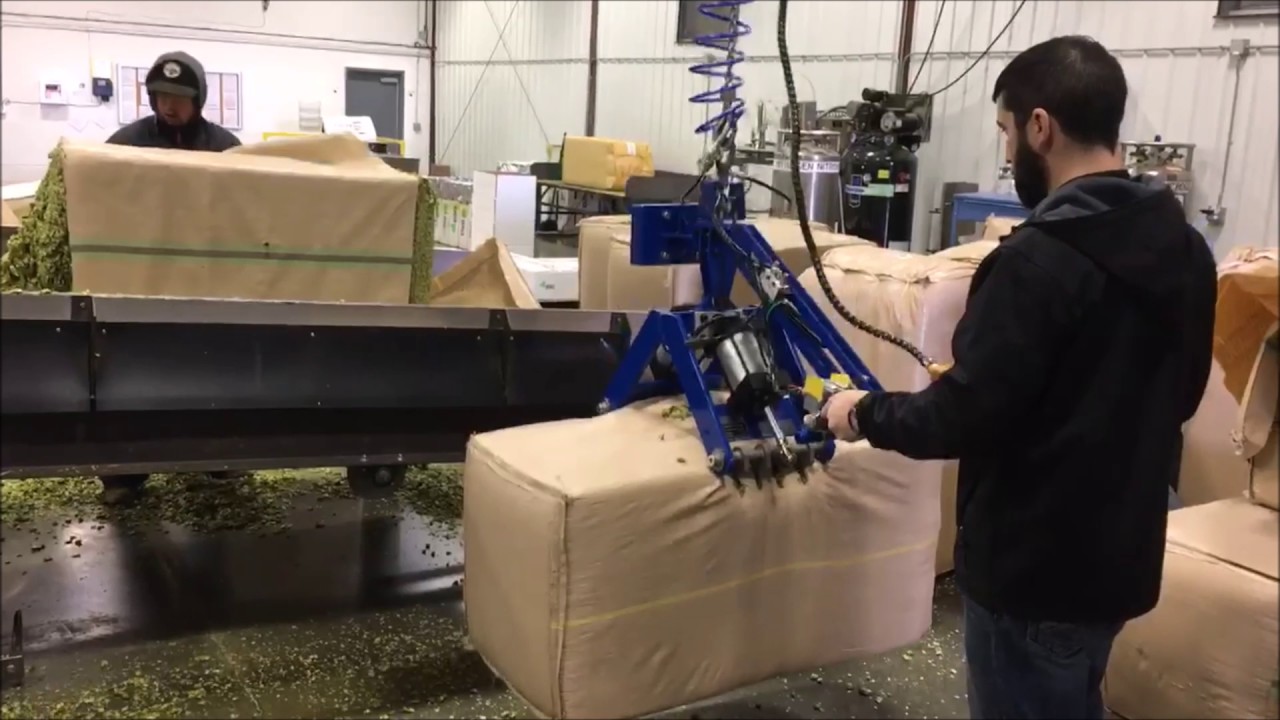 Robotic Hop Bale Gripper - YouTube