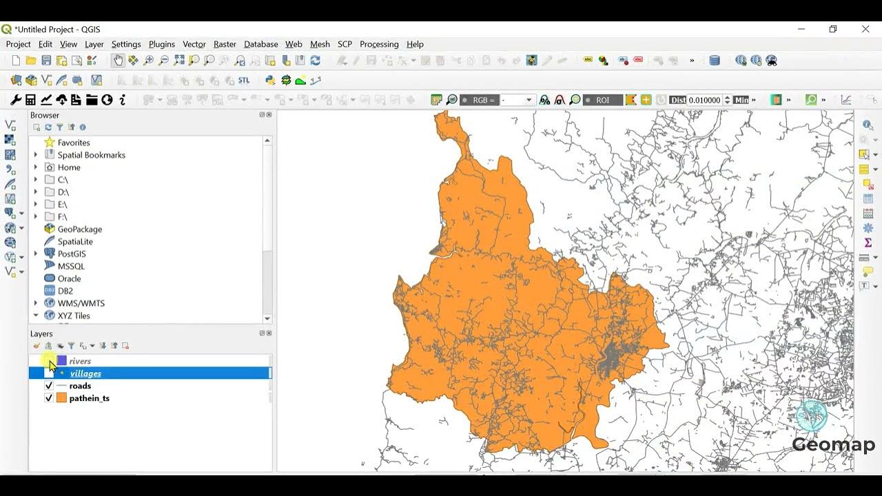Clip Multiple Shapefile Layers In Qgis Youtube
