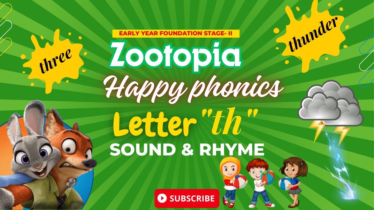 HAPPY PHONICS: Digraph 'th'| th Sound |Read Aloud Books For Preschooler ...