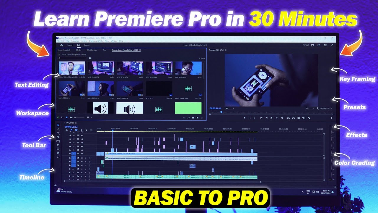 Learn Premiere Pro in Just 30 Minutes | Complete Premiere Pro Tutorial ...