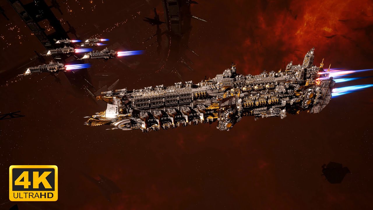 Imperial Navy vs Tau Merchant Fleet - Skalgrim Mod - 4K Quality ...