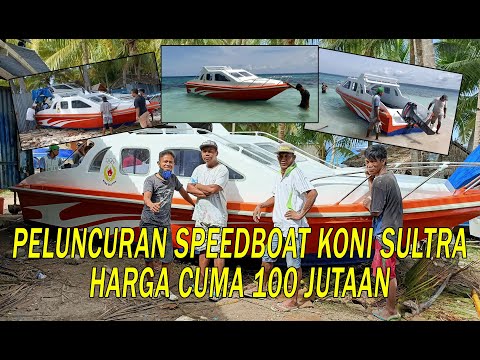 PELUNCURAN SPEEDBOAT KONI SULTRA, HARGA CUMA 100 JUTAAN