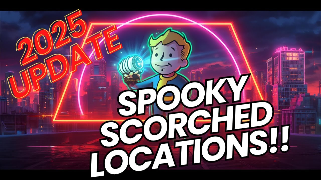 Spooky Scorched 2025 locations FALLOUT 76 - YouTube