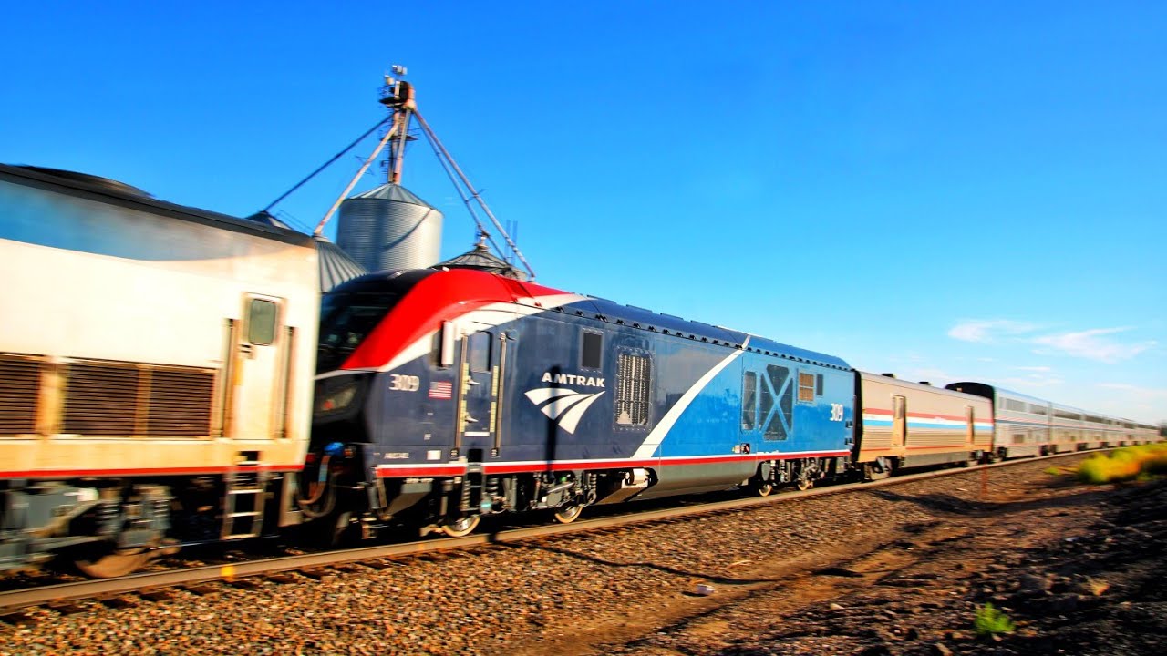 Amtrak 309 ALC-42 on California Zephyr 5 - YouTube